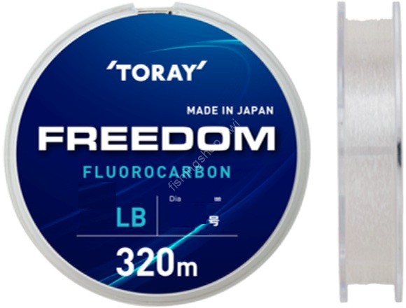 TORAY Freedom [Natural] 320m #4 (16lb) Fishing lines buy at Fishingshop.kiwi
