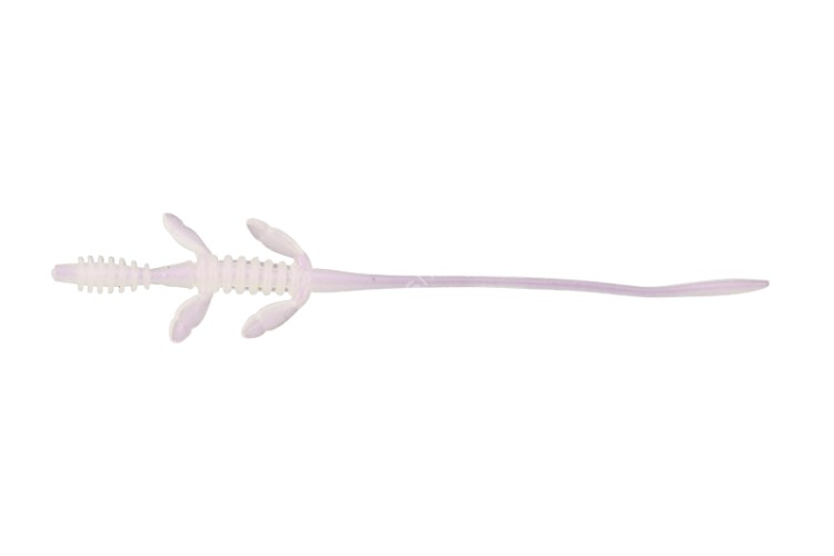 JACKALL BinBin Worm Trailer Tai Comb Pin #F229 Ultra Keimura Ika Pearl ...