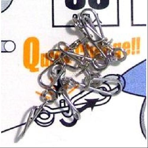 BREADEN Snap Quick Change [Silver] S (10pcs) Hooks, Sinkers, Other buy at Fishingshop.kiwi