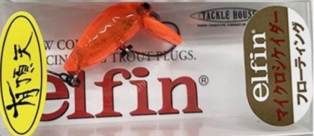 TACKLE HOUSE Elfin Micro Cicada S #Uchoten OraOra Orange Lures buy at ...