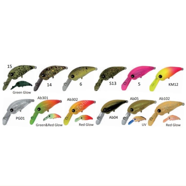 MUKAI Blackstroke 55S #Ab302 Mango Glow Lures buy at Fishingshop.kiwi