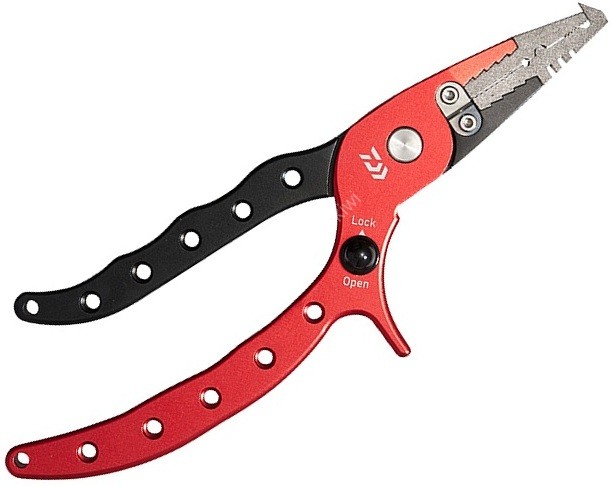 DAIWA Alumi Pliers α 200H Lock BG #Red Accessories & Tools buy at Fishingshop.kiwi