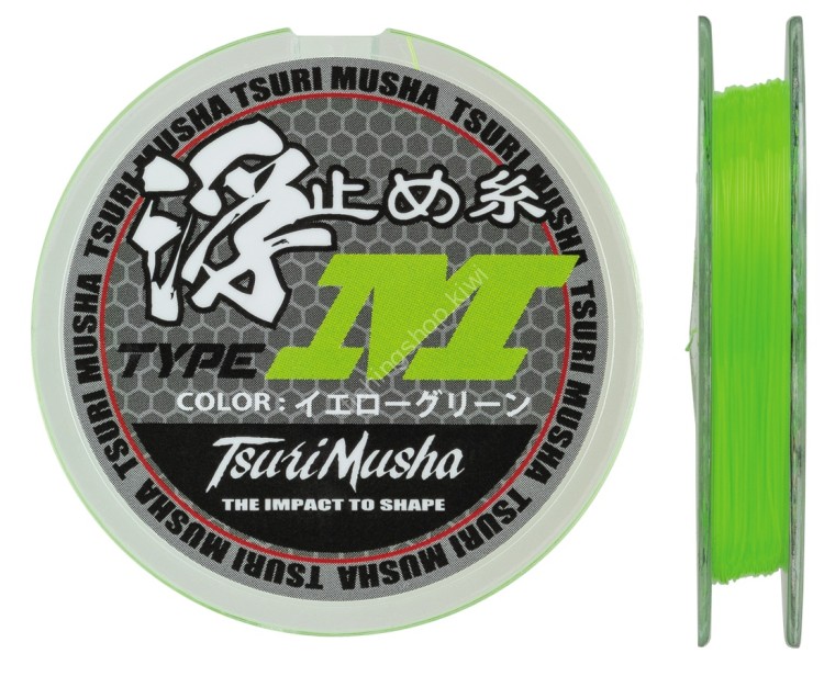 TSURI MUSHA TM Uki Dome Ito Type M [Yellow Green] 12m #3 Fishing lines buy at Fishingshop.kiwi