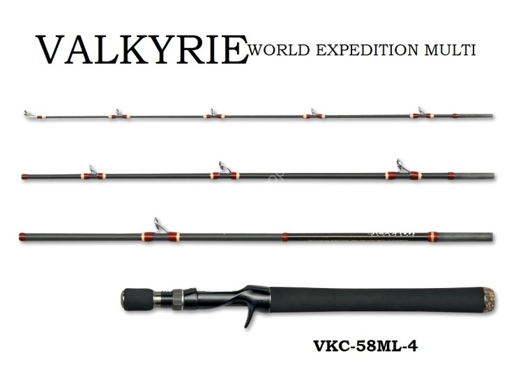MEGABASS Valkyrie World Expedition Multi VKC-58ML-4 Rods buy at ...