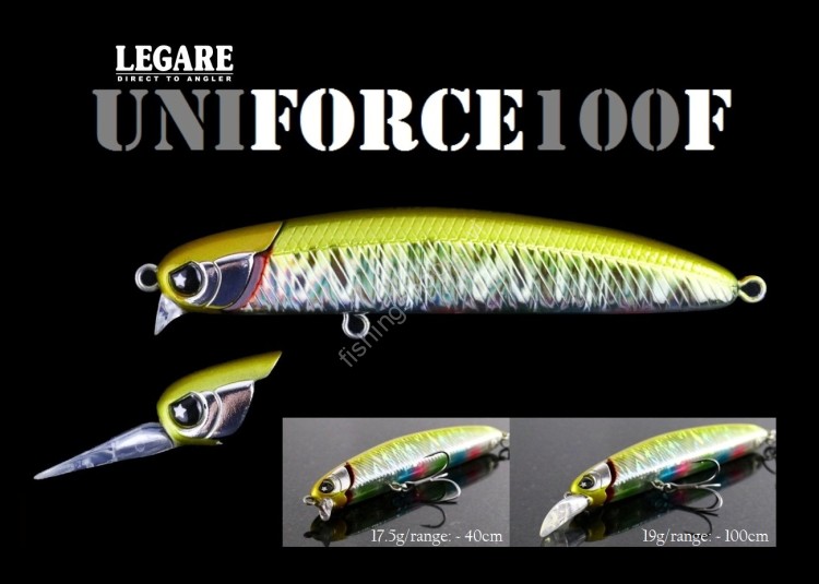 LEGARE UniForce100F #003 Gold Candy Lures buy at Fishingshop.kiwi